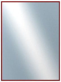 DANTIK - Zarámované zrcadlo - rozměr s rámem cca 60x80 cm z lišty Hliník vínová | P269-209 (7269209)