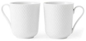 Porcelánový hrnek Rhombe 33 cl - set 2 ks Lyngby Porcelaen