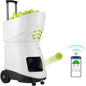 Tréninkový trénink s automatickým přenosným odpalovačem míčků