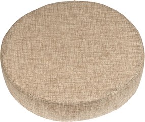 Bellatex Sedák KULATÝ Béžová 40 cm, (průměr), výška 8 cm