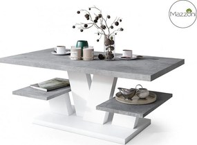 Casarredo - Komfort nábytek Konferenční stolek VIVA 110x60 cm beton/bílá