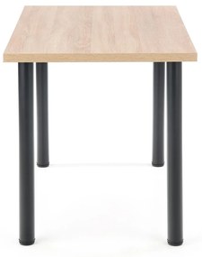 Jídelní stůl Maxom (dub sonoma + černá) (pro 4 osoby). 1028083