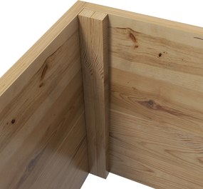 Outsunny Květináč s treláží pro popínavé rostliny, zeleninu a květiny - předolejované smrkové dřevo, rozměry 160L x 55Š x 183V cm, efekt přírodního d…