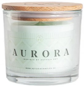 Aromatická svíčka, Asteria Candles Aurora, hoření až 40 hod