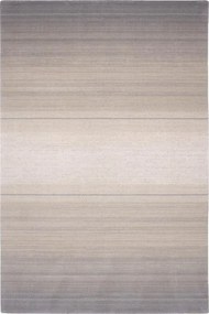 Kusový koberec vlněný Agnella Diamond Beverly Proužky Béžový Rozměr: 120x180 cm