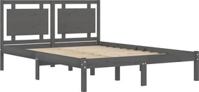vidaXL Rám postele masivní dřevo 120 x 200 cm [3105532] Barva: Černá