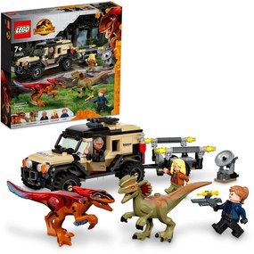 Lego stavebnice lego jurassic world 76951 přeprava pyroraptora a dilophosaura