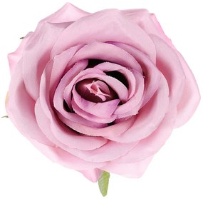 Růže, barva fialová. Květina umělá vazbová. Cena za balení 12 ks - KUM3311-LILA
