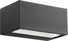 NOR 872723 Venkovní nástěnné svítidlo Nene 1x6W LED černá čirá - NORDLUX