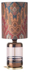 EBB & FLOW Pillar stolní lampa, Brocade blue/red
