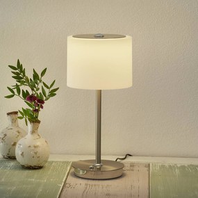 BANKAMP Grazia LED stolní lampa, hliník/bílá