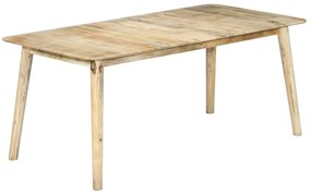 Jídelní stůl 180 x 90 x 76 cm masivní mangovníkové dřevo,  282720 HangarStore.cz