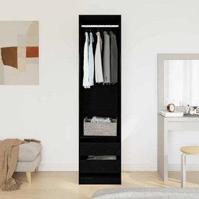 Šatní skříň Černý dub 50 x 50 x 200 cm Kompozitní dřevo 3329300