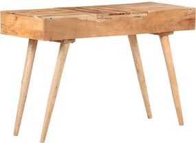 Toaletní stolek se zrcadlem 112 x 45 x 76 cm masivní akácie 323590