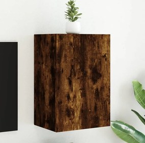 vidaXL Nástěnná TV skříňka 40,5x30x60 cm kompozitní dřevo [836916] Barva: kouřový dub