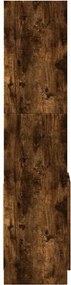 Skříň highboard kouřový dub 92 x 33 x 140 cm kompozitní dřevo 3309613