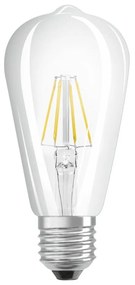 Dekorativní LED průhledná žárovka E27 6,5 W CLASSIC ST, teplá bílá
