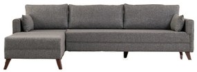 Hanah Home Designová pohovka BELLA šedá levá 275 cm 825BLC1503