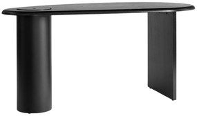 OnaDnes -20% Audo CPH Černý dubový pracovní stůl AUDO ECLIPSE 160 x 80 cm