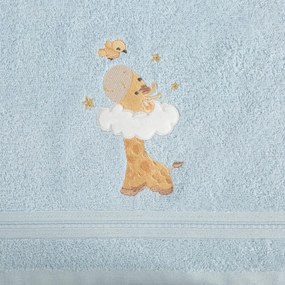 Bavlněný dětský ručník BABY41 50x90 cm modrý