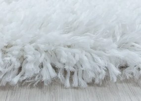 Koberce Breno Kusový koberec FLUFFY 3500 White, Bílá, 60 x 110 cm