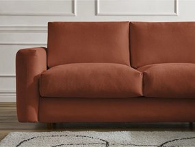 Oranžová rohová pohovka Nouveau Cocoone – Bobochic Paris