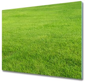 Skleněná krájecí deska Zelená tráva 60x52 cm