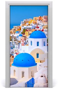 Fototapeta samolepící na dveře Město Santorini 85x205 cm