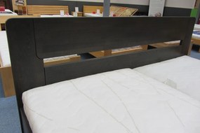 Buková postel Roma - zvýšená   , Buk přírodní, 140x200 cm
