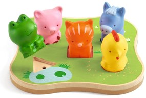 Zvukové vkládací puzzle - zvířátka