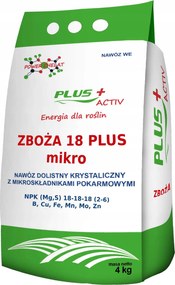 Plus Activ Obiloviny 18 Plus Mikro 4 kg listové hnojivo