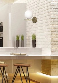 Mosazné nástěnné svítidlo Kama pro žárovku G9  - Candellux