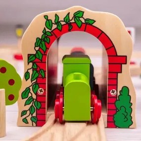 Bigjigs Rail Cihlový železniční tunel / od 3 let