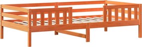 Rám postele se střechou voskově hnědý 100x200 cm masiv borovice 3282158