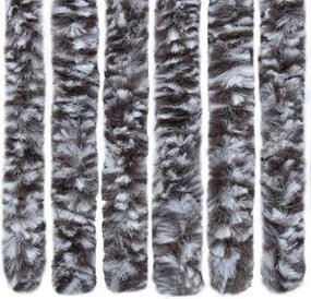 Závěs proti hmyzu hnědý a béžový 56 x 185 cm Chenille 284276