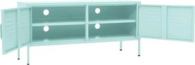 TV skříňka mátová 105 x 35 x 50 cm ocel 336230
