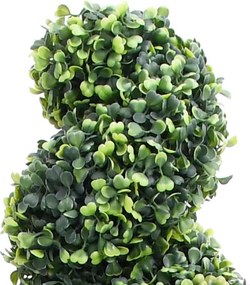 Umělá zimostrázová spirála s květináčem zelená 89 cm 336506