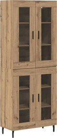 Vysoký bufet 2 ks Artisanový dub 69,5 x 34 x 180 cm 3403181