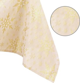 Ubrus AmeliaHome White Christmas zlatý