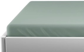 Jersey prostěradlo do dětské postýlky mentolové 70 x 140 cm