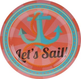Retro talíř malý - Let's Sail!