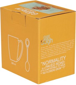 Porcelánový hrnek se lžičkou Van Gogh Sunflowers 360 ml