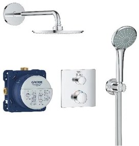 Grohe Grohtherm - Sprchový set Rainshower Cosmopolitan 210 s termostatem pod omítku, chrom 34734000