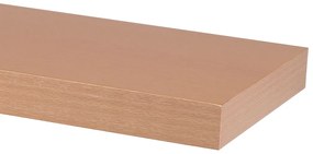 Autronic Polička nástěnná 60 cm, MDF, dekor přírodní buk, baleno v ochranné fólii P-001 BUK