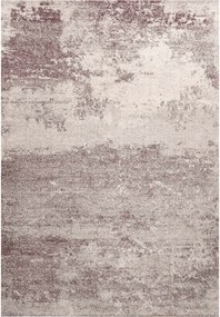 Koberec Softness stříbrný / vínový 200 × 290 cm