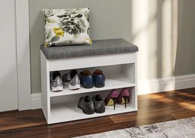 Casarredo - Komfort nábytek Lavice s botníkem TOLMIN s úložným prostorem, bílá