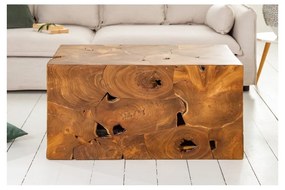 Massive home | Konferenční stolek SQUARE 90 CM masiv teak