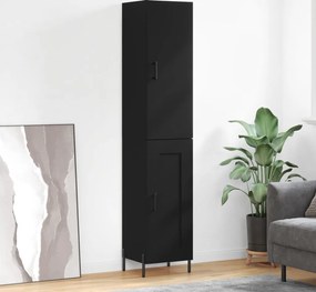 vidaXL Skříň highboard 34,5 x 34 x 180 cm kompozitní dřevo [3199115] Barva: bílá s vysokým leskem