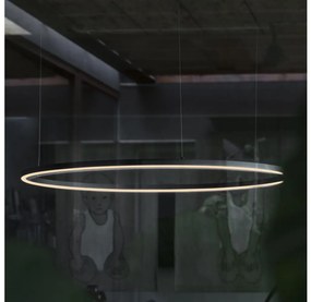 Ideal Lux - LED Lustr na lanku ORACLE SLIM LED/37W/230V 3000K pr. 70 cm černá