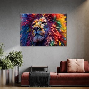 Gario Obraz na plátně Lev s barvami Rozměry: 60 x 40 cm